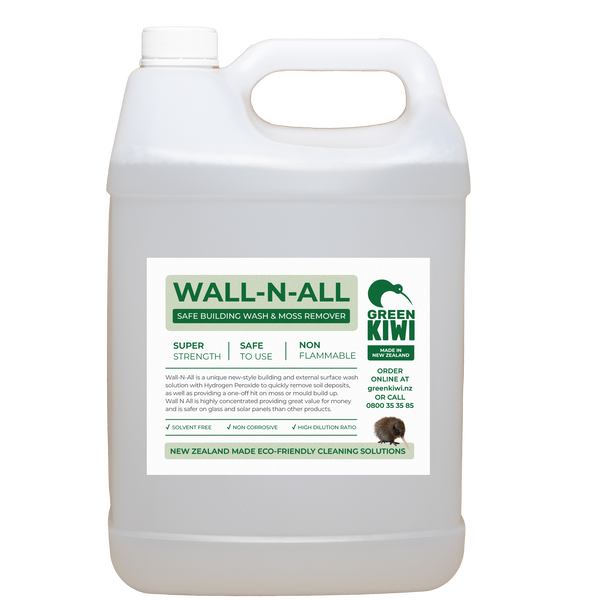 Wall n All - Safe Concentrated Building Wash & Moss Killer – Green Kiwi