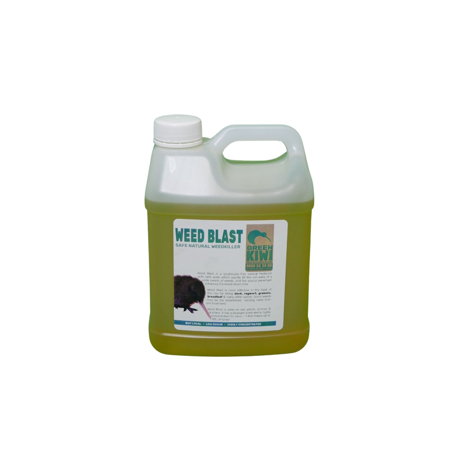 Weed Blast Concentrated Natural Weedkiller – Green Kiwi